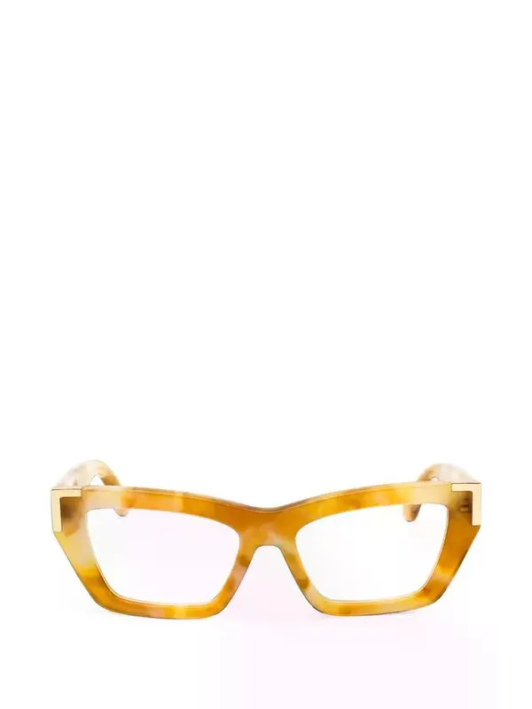 Palm Angels Style 1d Cat-eye Glasses - Brown