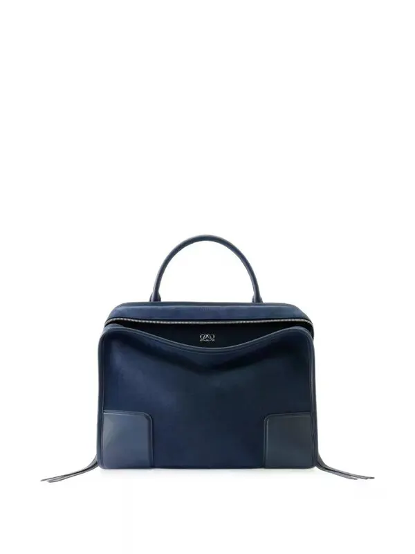 Loewe Large Amazona 180 Suede Leather Tote Bag