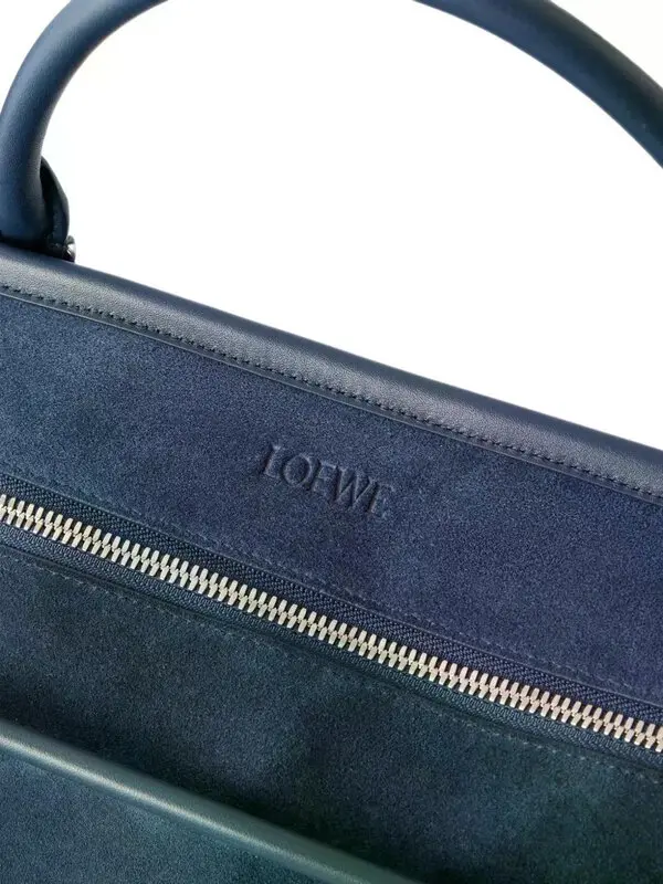 Loewe Large Amazona 180 Suede Leather Tote Bag