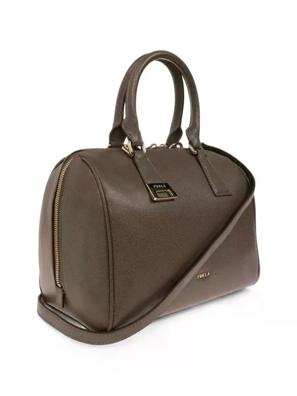 Furla Olivia Grained-leather Tote Bag