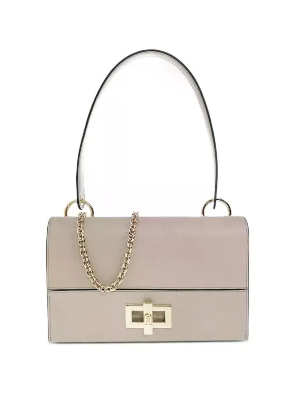 Furla Amelia Leather Shoulder Bag - Neutrals