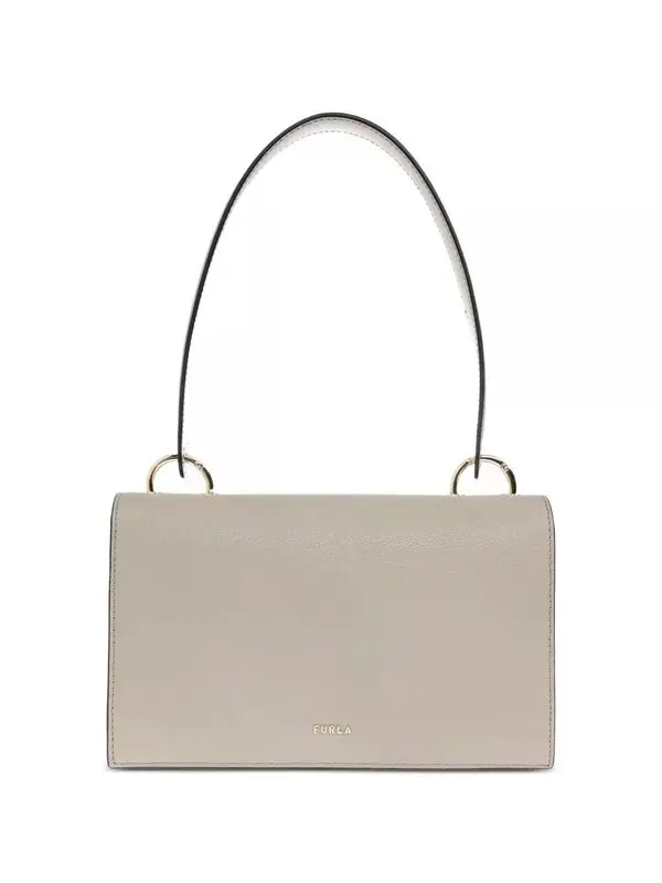 Furla Amelia Leather Shoulder Bag - Neutrals