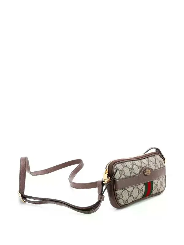 Gucci Ophidia Gg Coated Canvas Mini Crossbody Bag