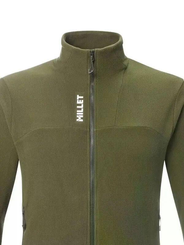 PASCAL MILLET Ubic Lightgrid Logo-print Zip-up Jacket
