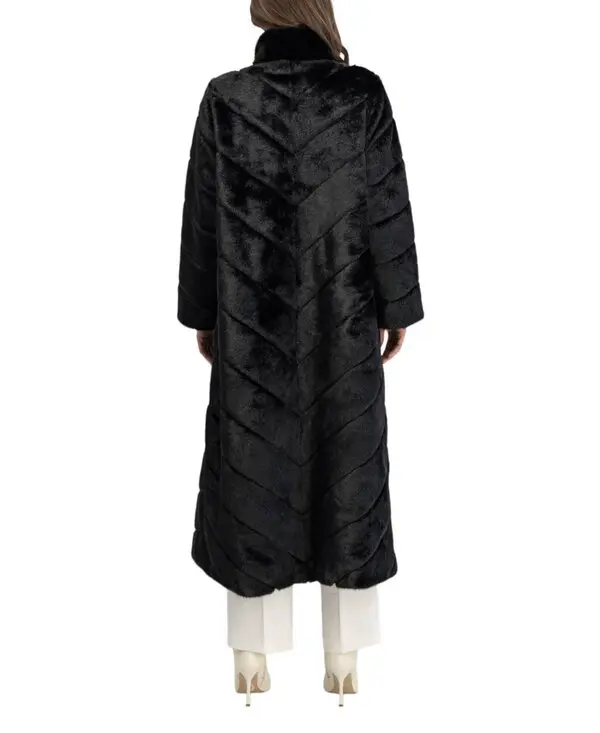 LYLA GRANT Faux Fur Mink Coat