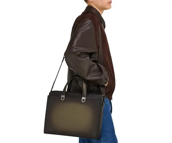 FERRAGAMO Gancini Briefcase