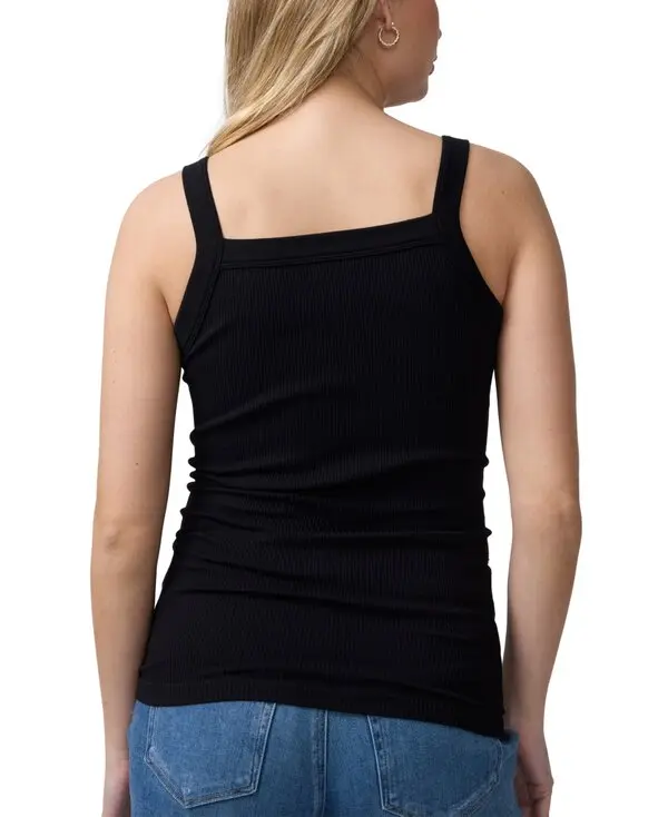 INGRID & ISABEL Seamless Ribbed Maternity Tank Top