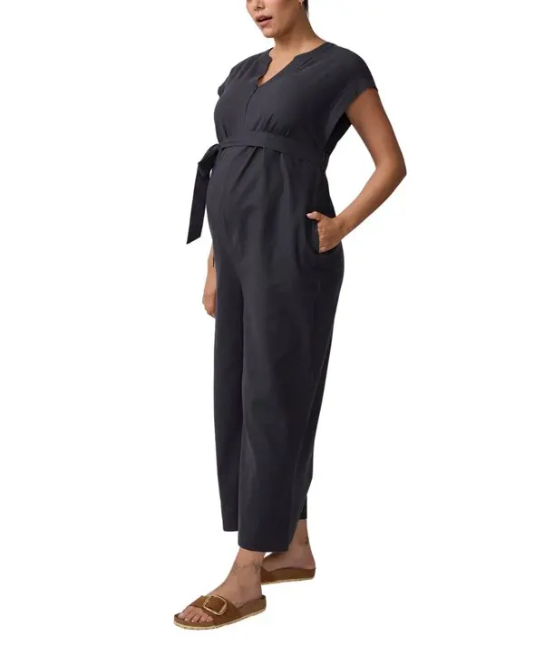 INGRID & ISABEL Woven Maternity Jumpsuit