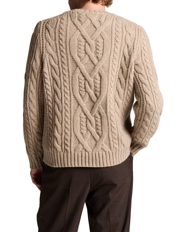 Vince Mega Cable Wool Blend Crewneck Sweater