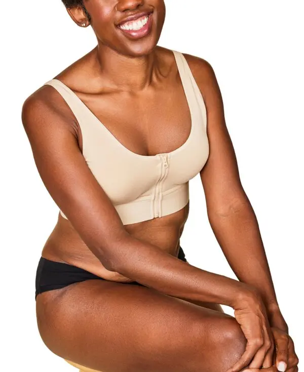 MEADOW Wilderness Front Closure Mastectomy Friendly Bralette - Buff