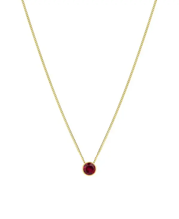 SET & STONES Birthstone Pendant Necklace - January