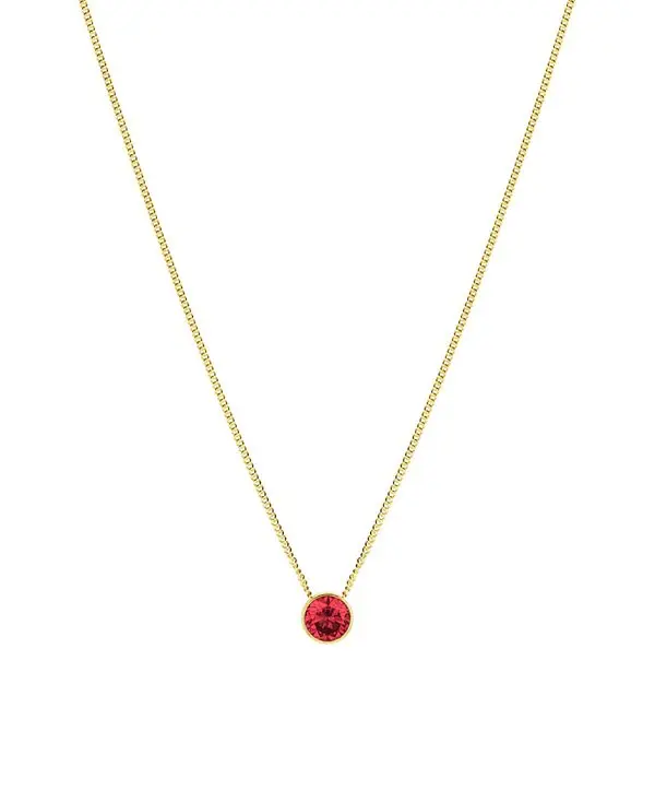 SET & STONES Birthstone Pendant Necklace - July
