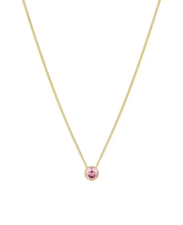 SET & STONES Birthstone Pendant Necklace - October