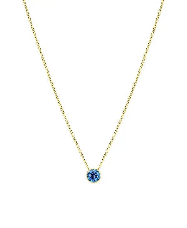 SET & STONES Birthstone Pendant Necklace - September