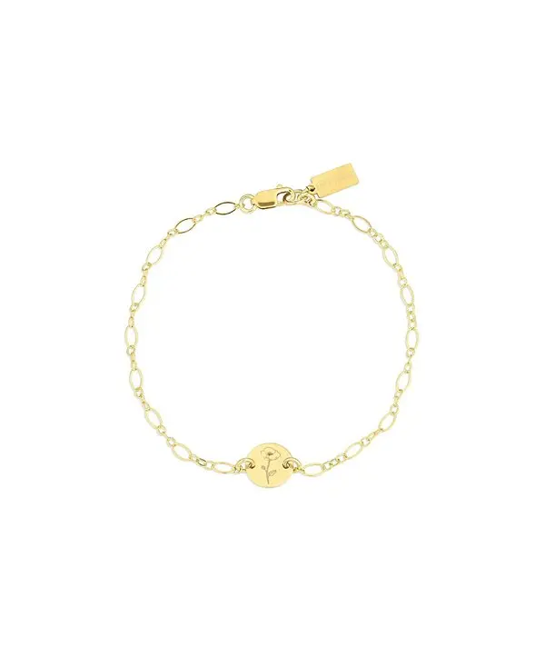 SET & STONES Lily Birth Flower Bracelet - August