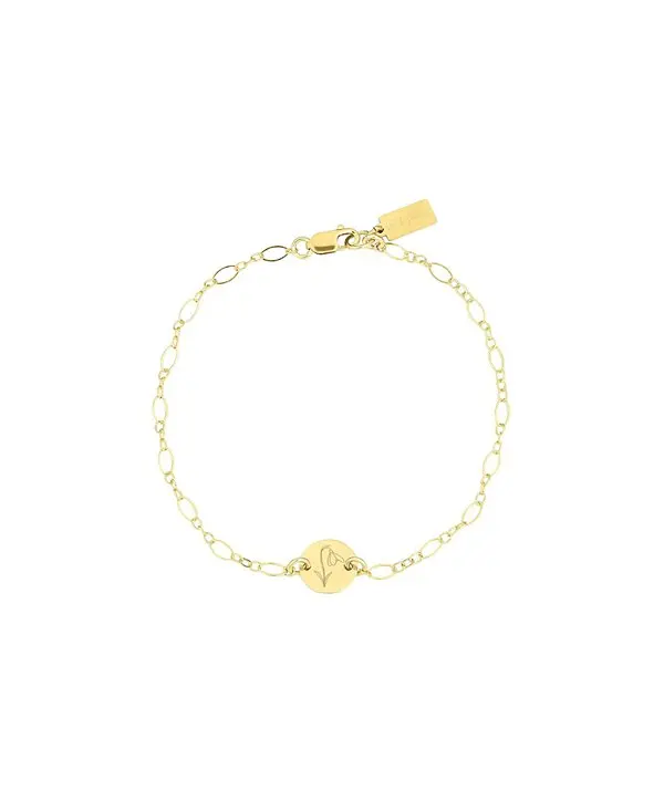 SET & STONES Lily Birth Flower Bracelet - January