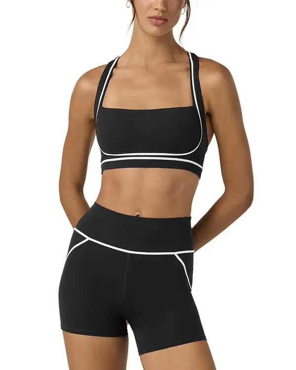 Vuori Allthefeels Linework Sports Bra - Black