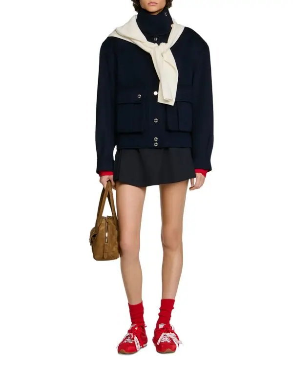 Sandro Blair Wool Coat