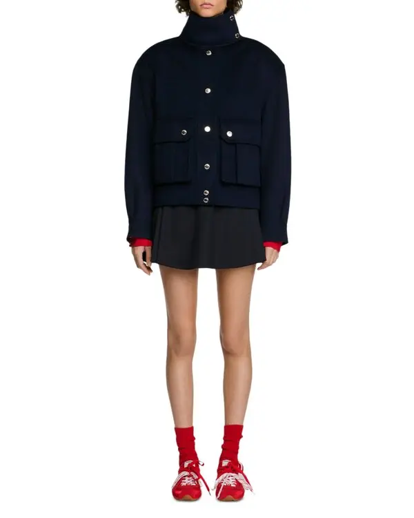 Sandro Blair Wool Coat