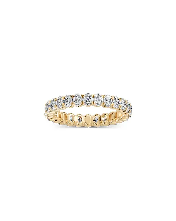 Bloomingdale'S Diamond Oval Cut Eternity Ring In 14k 2.0 Tcw - Yellow Gold