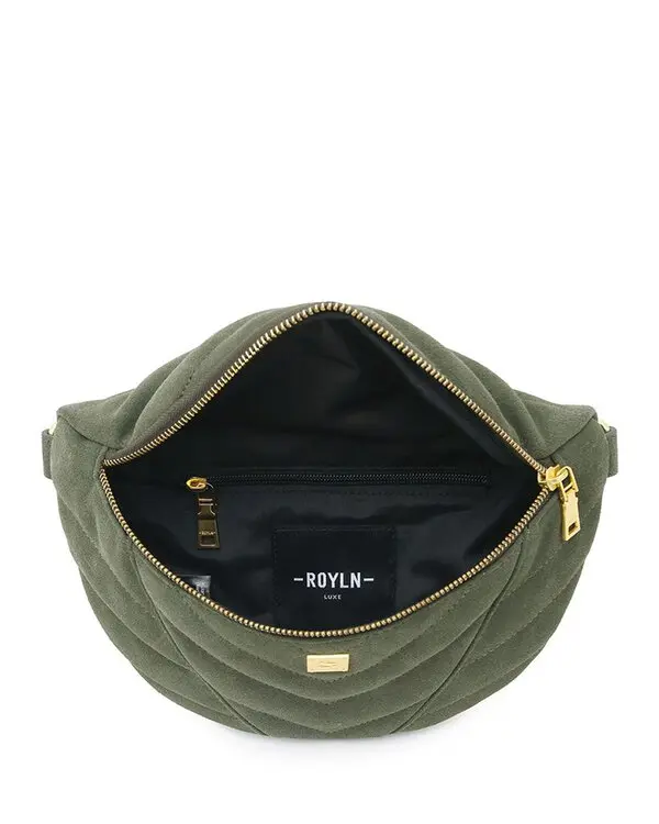 THINK ROYLN Little Runway Medium Suede Crossbody