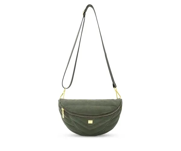 THINK ROYLN Little Runway Medium Suede Crossbody