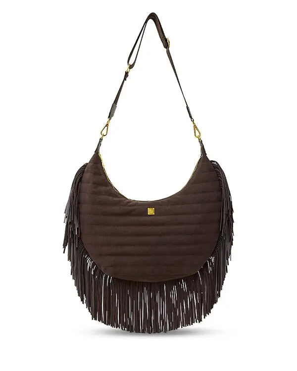 THINK ROYLN Songbird Fringed Suede Shoulder Bag