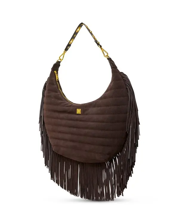 THINK ROYLN Songbird Fringed Suede Shoulder Bag