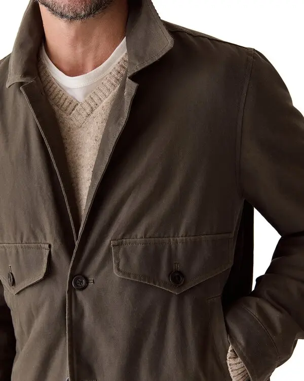 Marine Layer The Sawyer Waxed Cotton Trucker Jacket