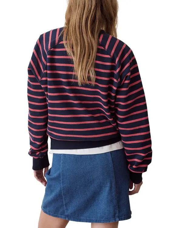 Marine Layer Cloud 9 Cotton Blend Fleece Reversible Sweatshirt