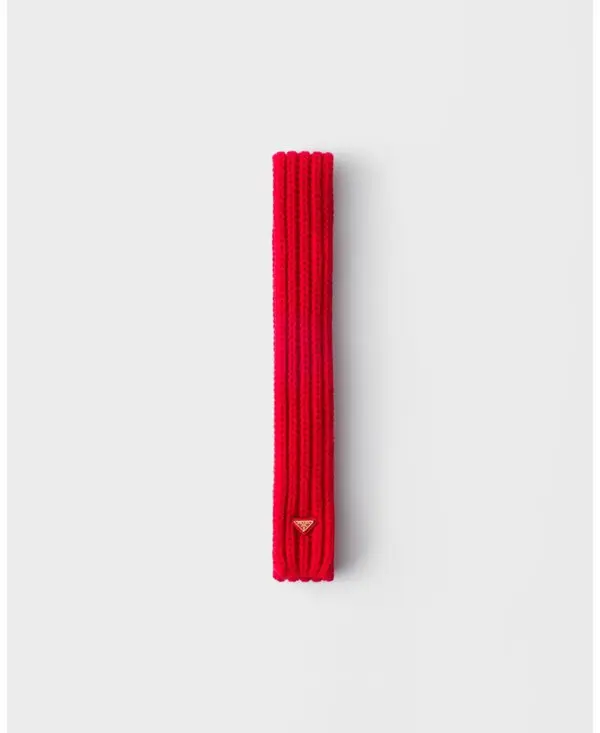 Prada Wool Scarf - Red