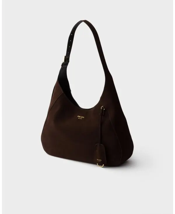 Prada Boogie Large Suede Bag