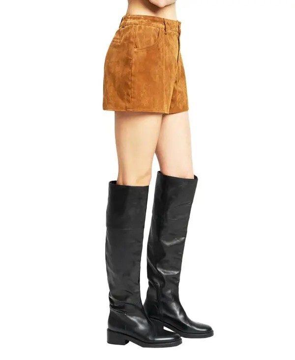 Central Park West Odessa Genuine Suede Short
