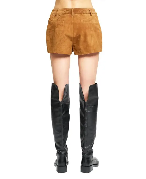 Central Park West Odessa Genuine Suede Short