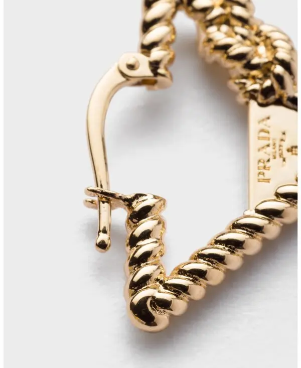 Prada Metal Earrings