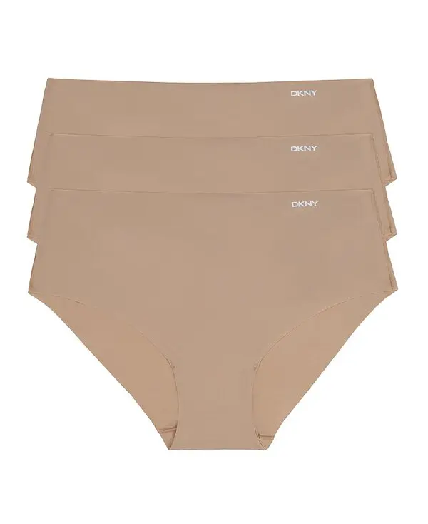 Dkny Seamless Litewear Cut Anywhere Hipster 3pk - Glow