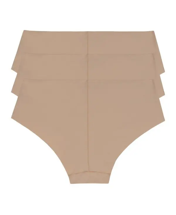 Dkny Seamless Litewear Cut Anywhere Hipster 3pk - Glow