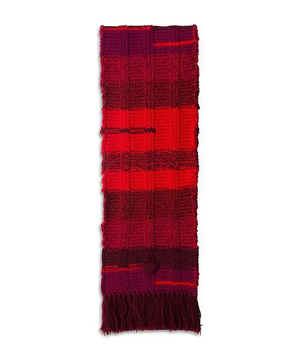 Prada Wool Scarf - Amaranth Red