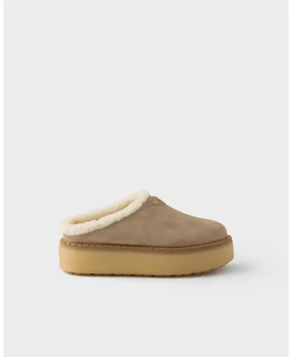 Prada Suede Slippers