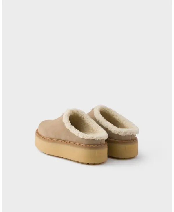 Prada Suede Slippers