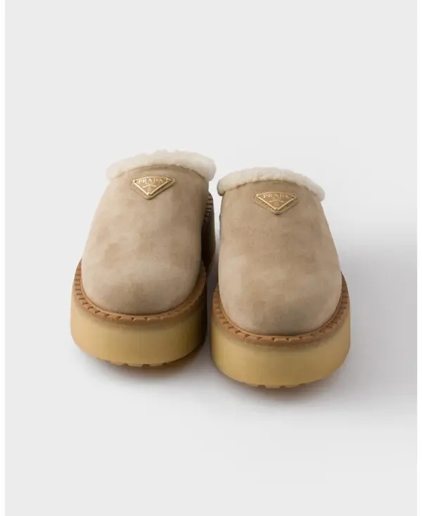 Prada Suede Slippers