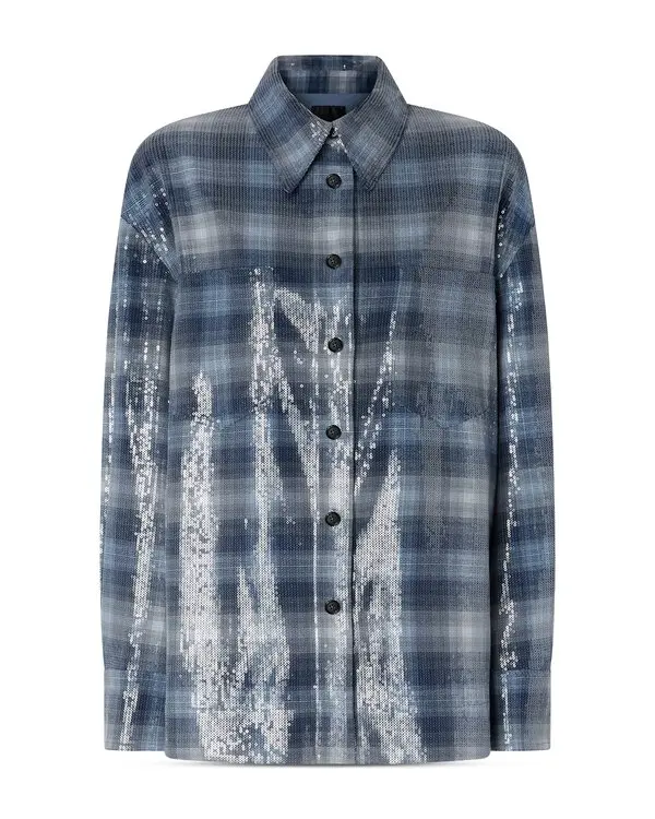 Pinko Orchidea Sequined Overshirt