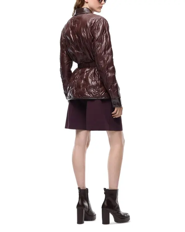 Pinko Dipladenia Belted Puffer Coat
