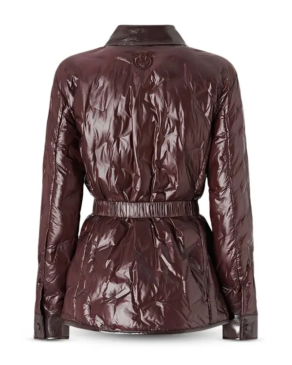 Pinko Dipladenia Belted Puffer Coat