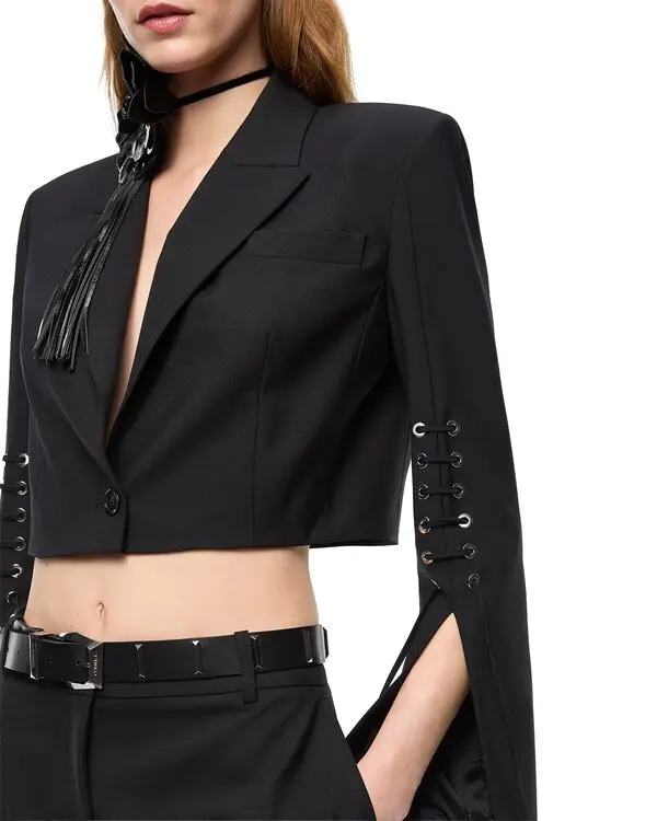 Pinko Corvette Spencer Cropped Blazer