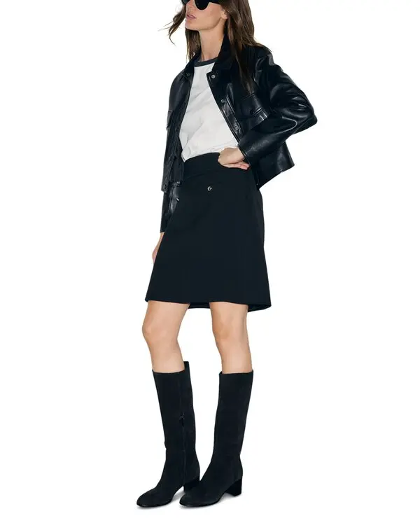 Gerard Darel Thea Button Detail Skirt