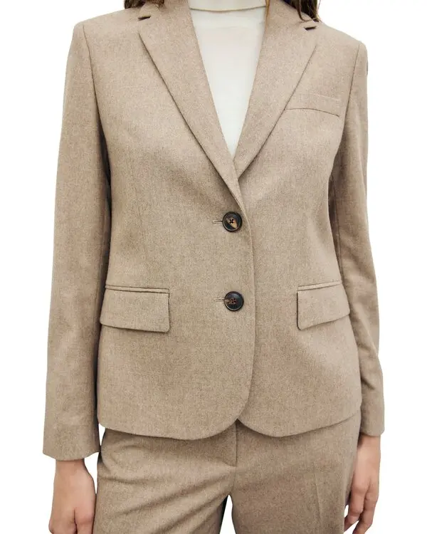 Gerard Darel Jyli Notch Lapel Straight Fit Blazer