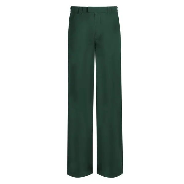 GUNDA HAFNER LTD Mid Rise Straight Leg Merino Trousers