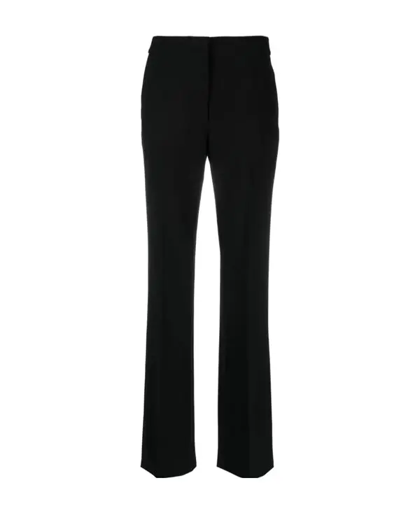 Moschino Crepe Mid-rise Flared Trousers