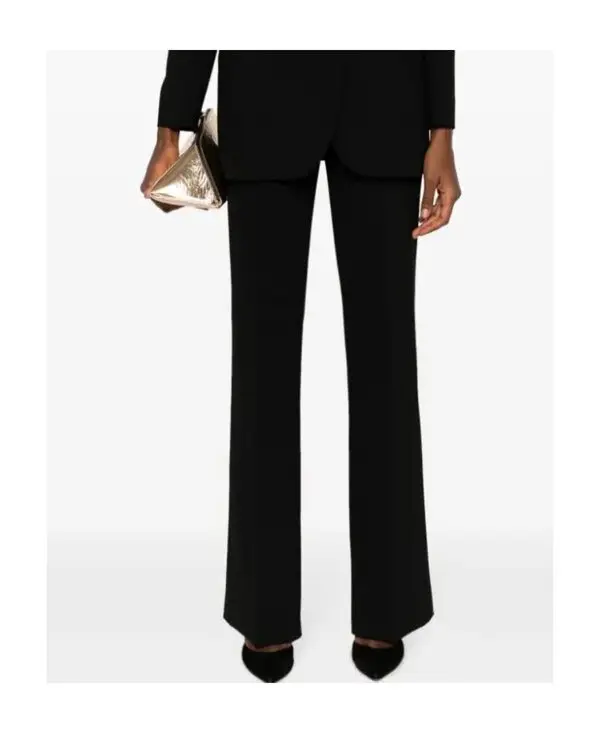 Moschino Crepe Mid-rise Flared Trousers